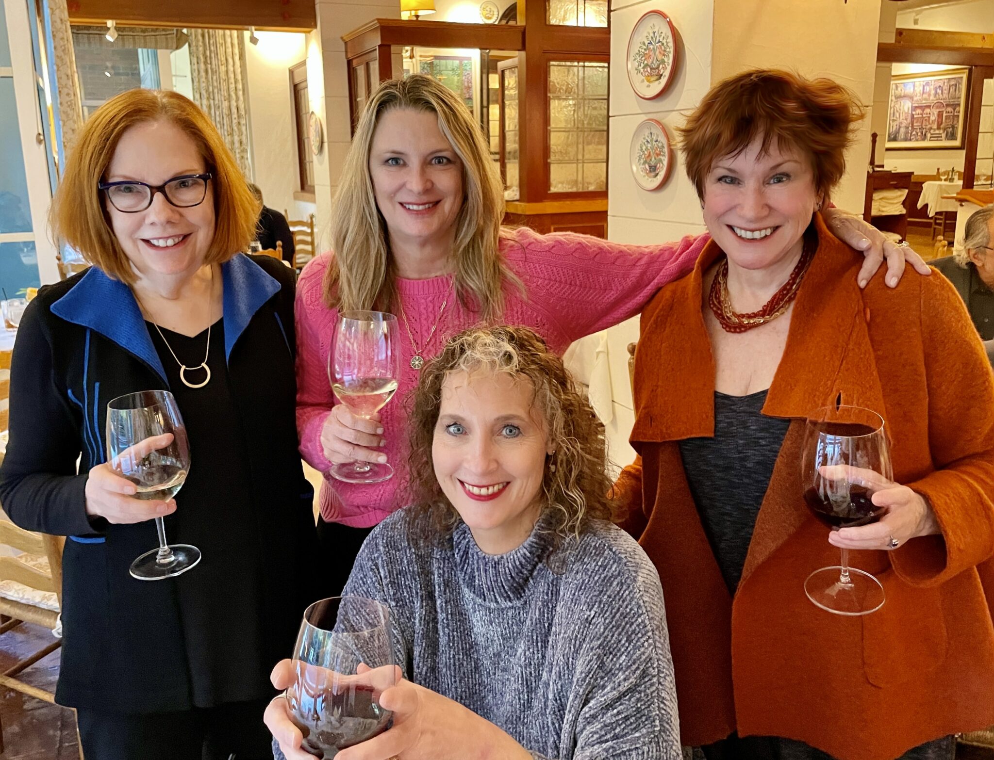 Author holiday lunch! - Christina Dodd